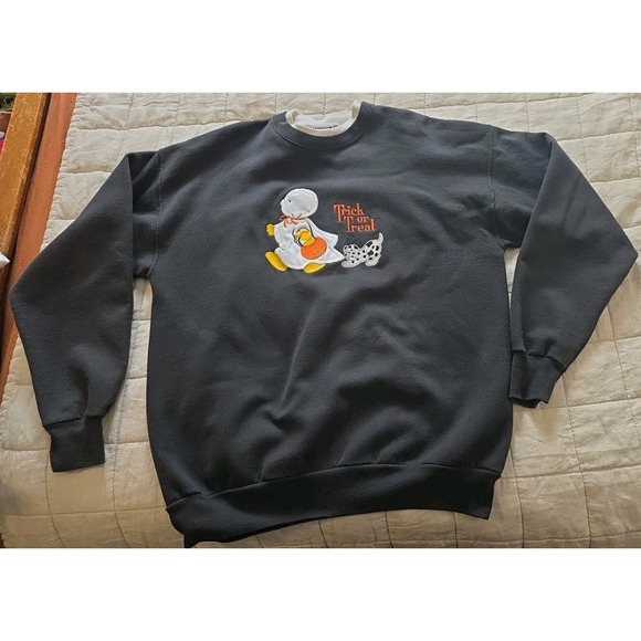 MCC Energy | Sweaters | Vintage Halloween Ghost And Puppy Crewneck ...